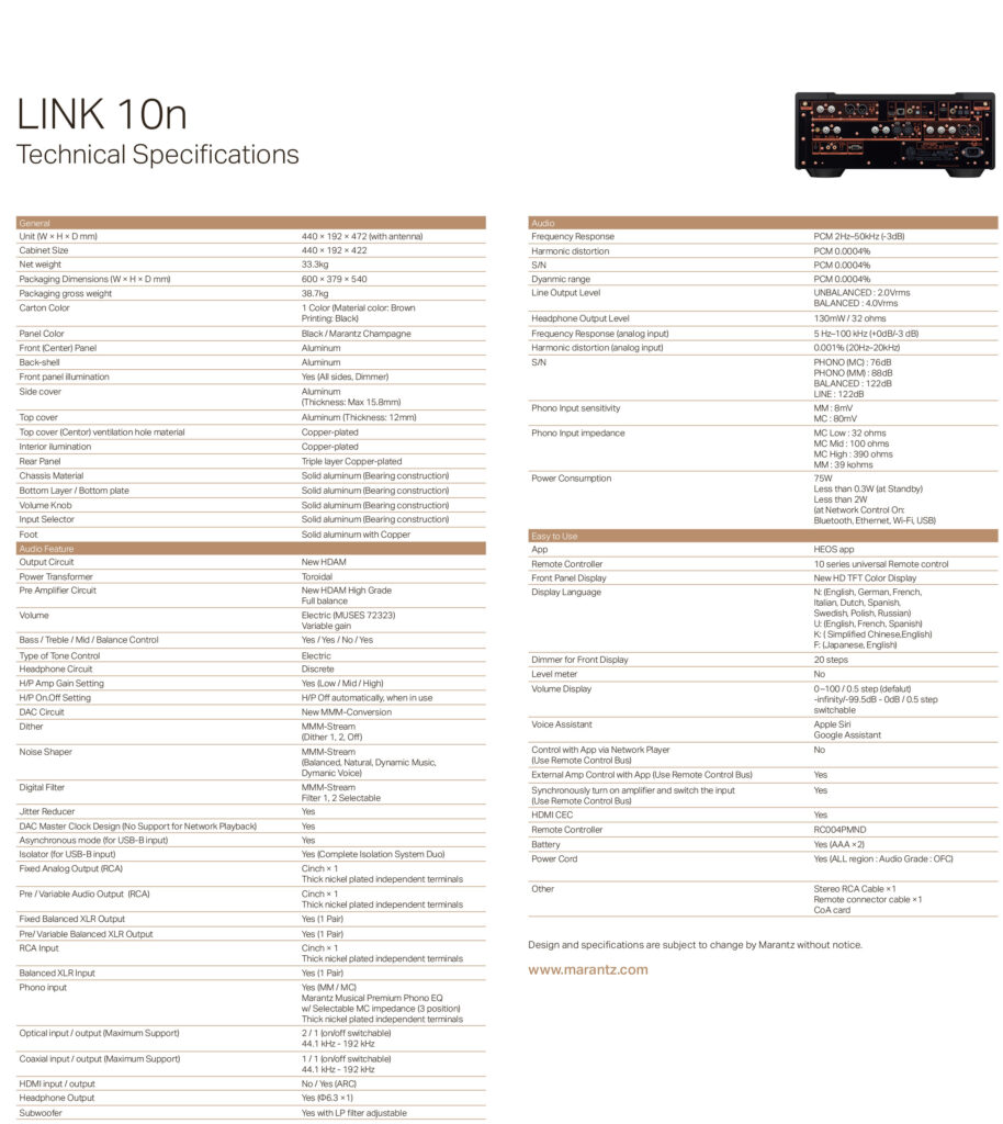 Marantz LINK 10n